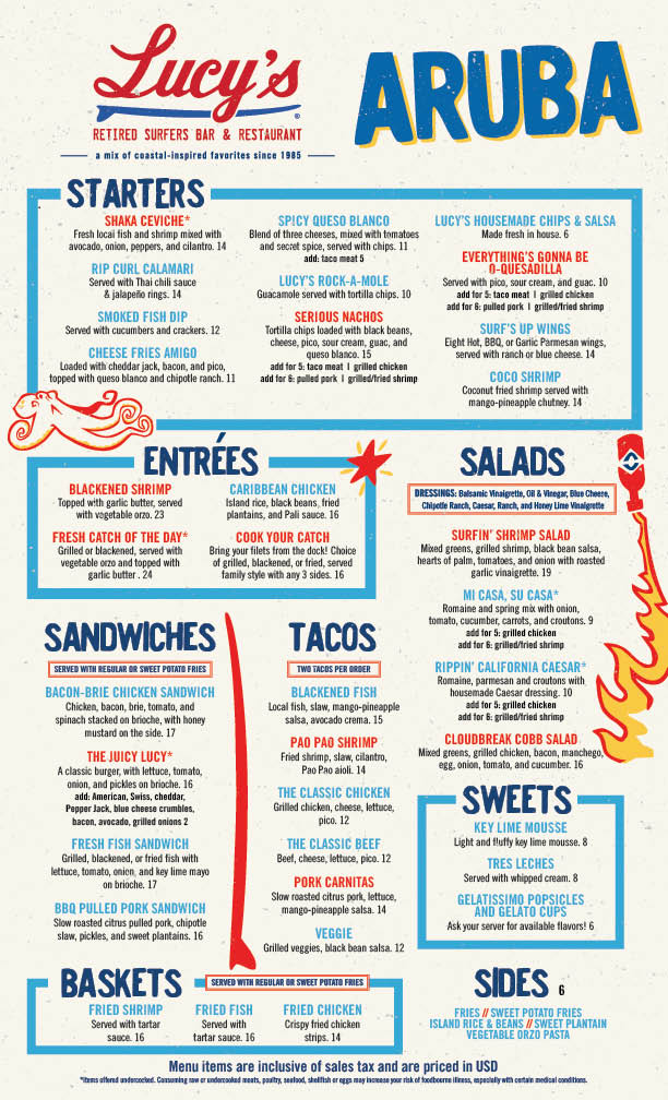 Aruba - Lucy's Retired Surfers Bar & Restaurant